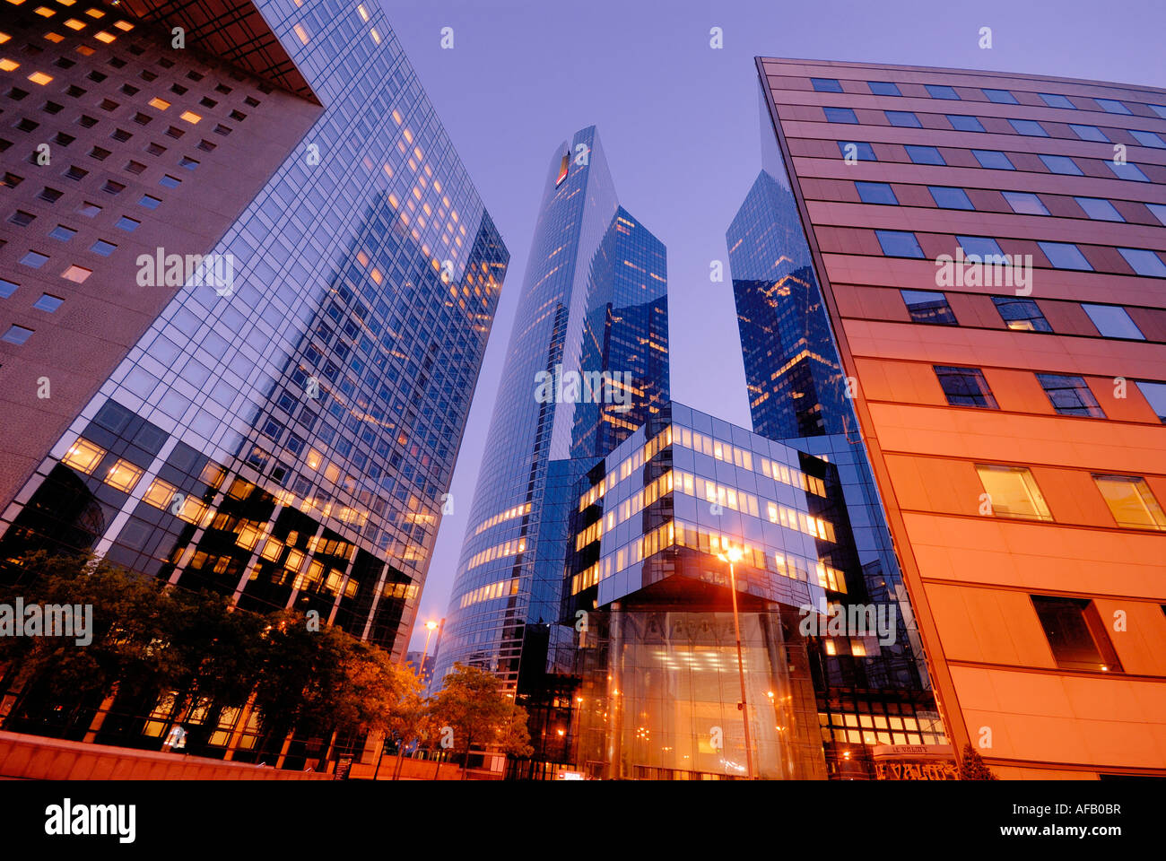 modern office buildings in La Defense, Paris, France Stock Photo - Alamy