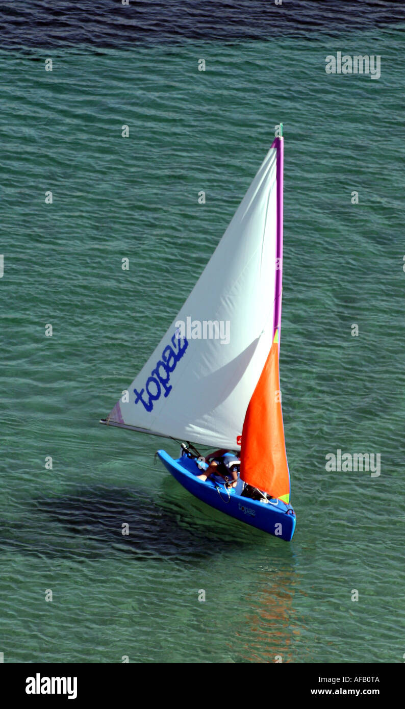 TOPAZ CLASS SAILING DINGHY Stock Photo - Alamy