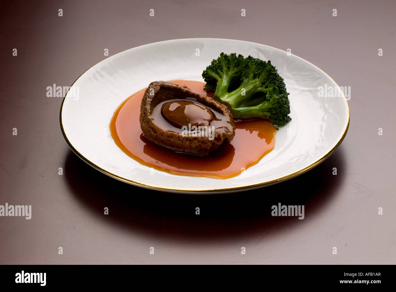 Chinese Food Braised South African Abalone Stock Photo - Alamy