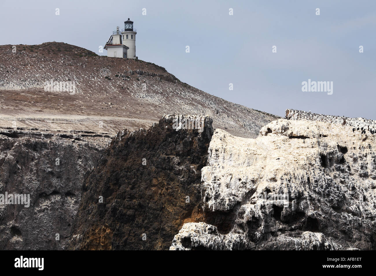 Anacapa Lighthouse in Anacapa Island Channel Islands National Park ...