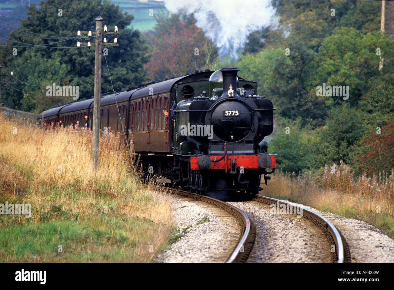 Keighley and Worth Valley Railway, Haworth, West Yorkshire, England, UK ...