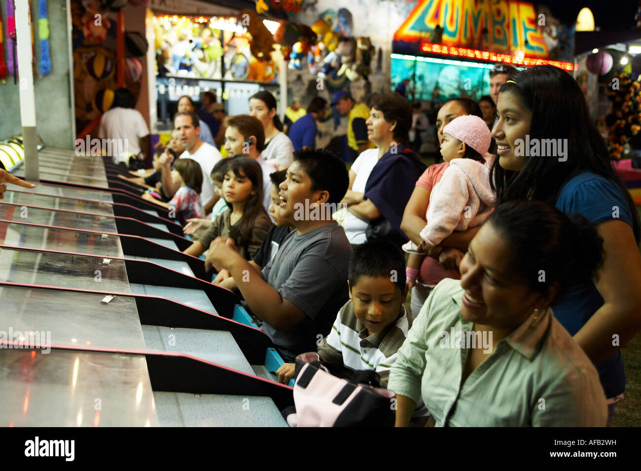 Zombie Ride at Fairgrounds Stock Photo - Alamy