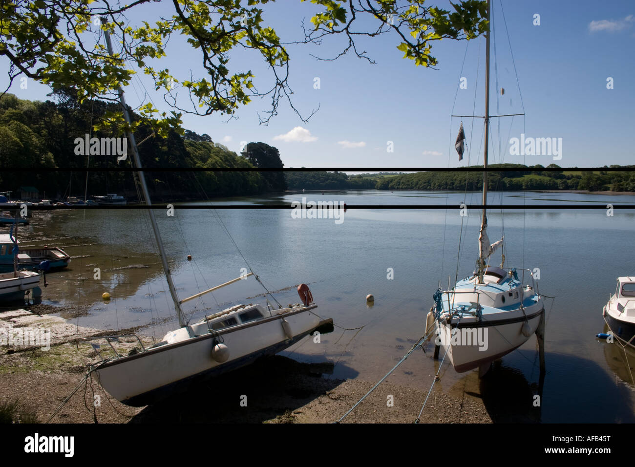 Views along the banks of the Truro River Stock Photo - Alamy