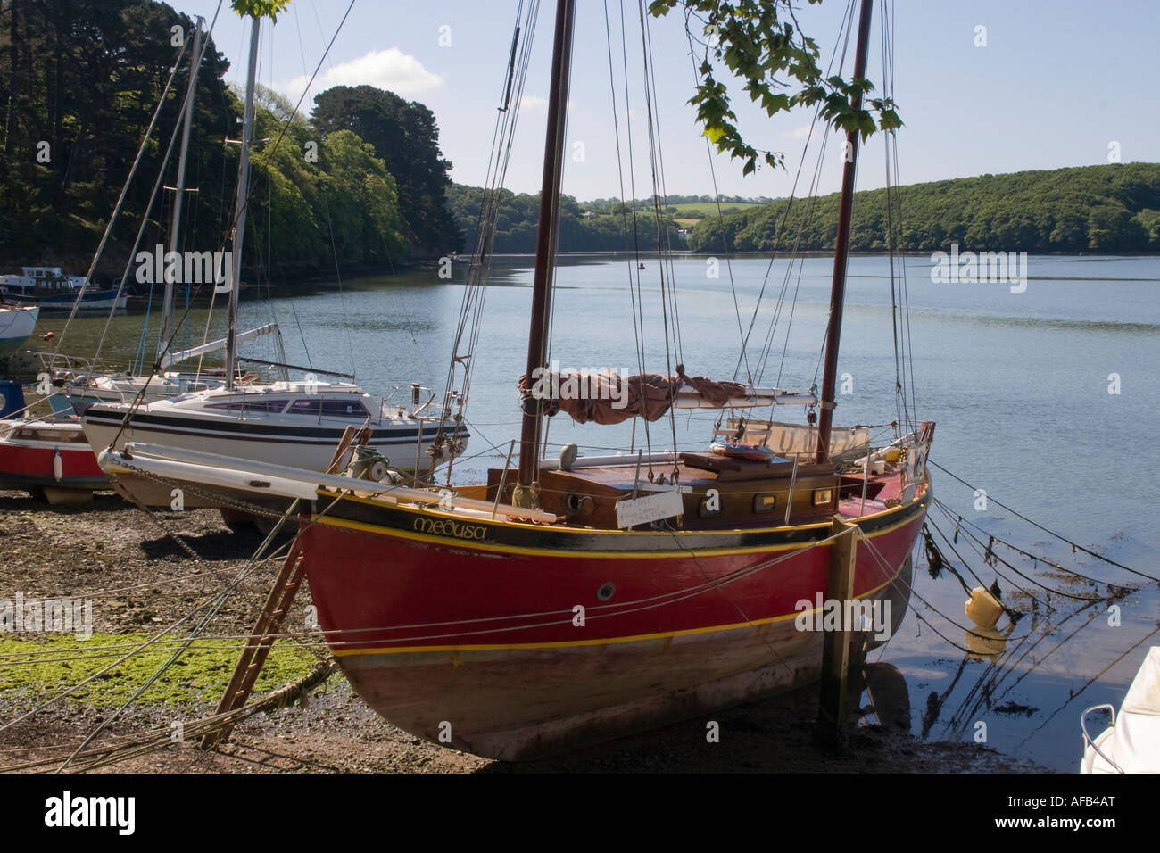 Truro harbour yacht hi-res stock photography and images - Alamy