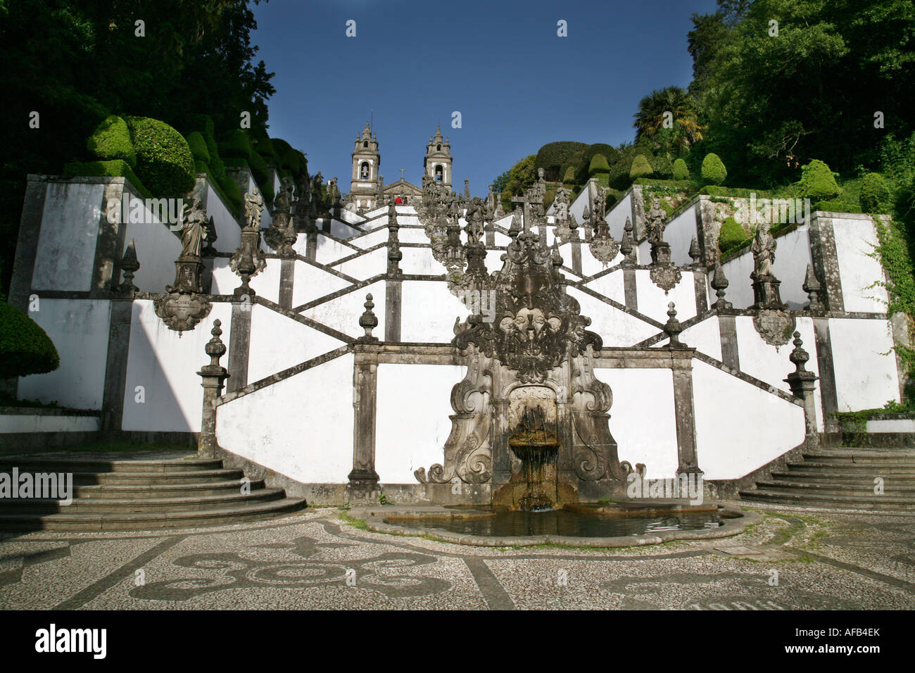 The Bom Jesus Sanctuary and Stairway of the Five Senses, Braga ...