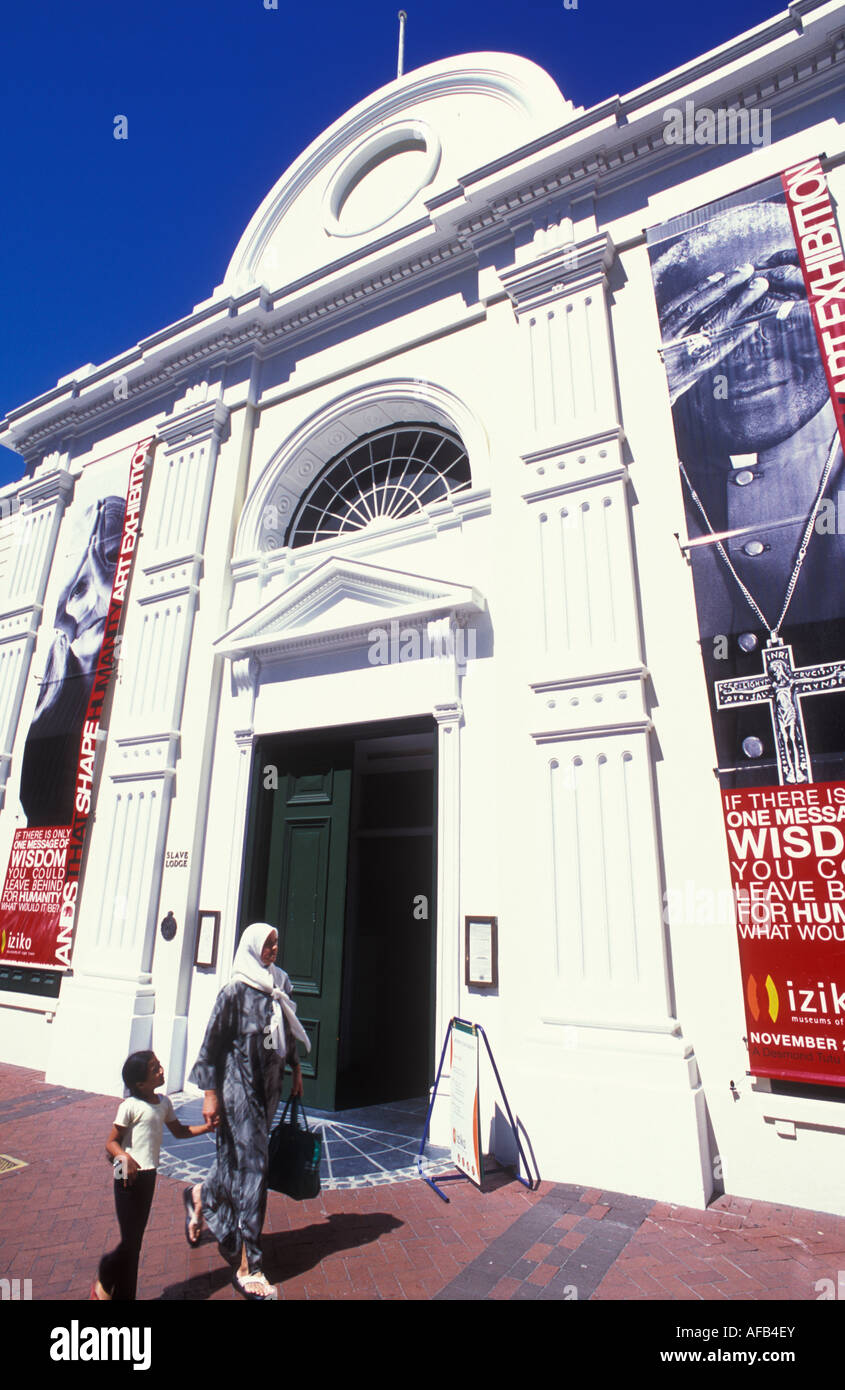 People in front of the Old Slave Lodge Museum in Cape Town South Africa ...