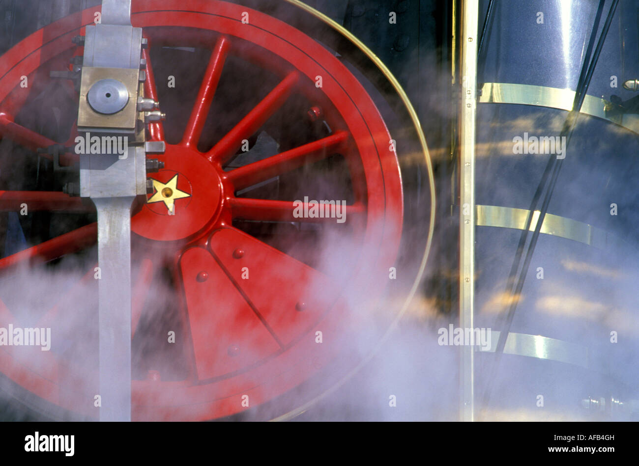 Wheel of Steam Locomotive Train, Golden Spike National Historic Site ...