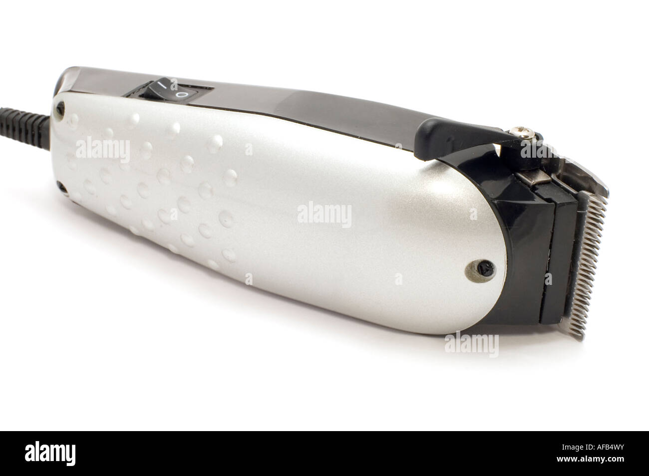 series object on white electric razor Stock Photo - Alamy