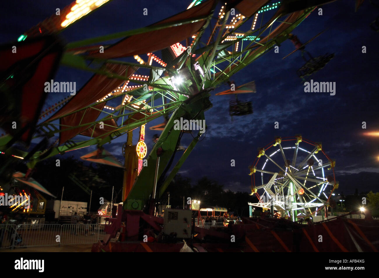 Zombie Ride at Fairgrounds Stock Photo - Alamy