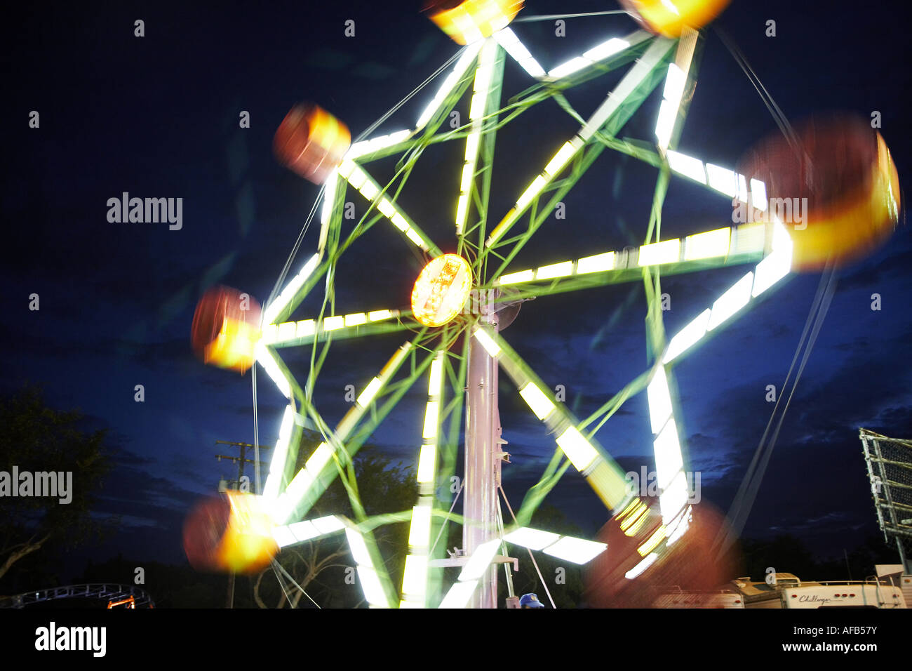 Zombie Ride at Fairgrounds Stock Photo - Alamy