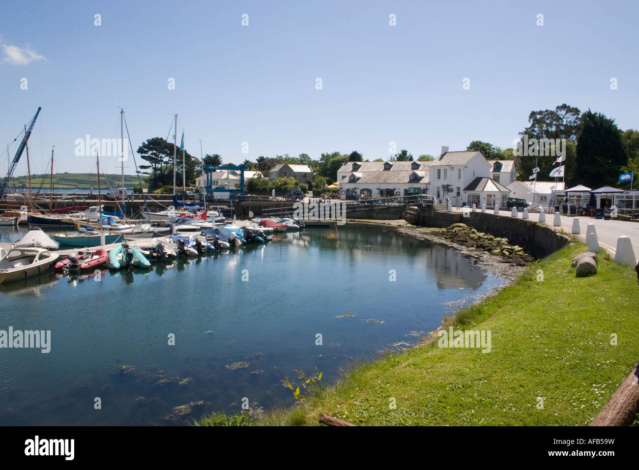 Views of Mylor Yacht Harbour Stock Photo - Alamy