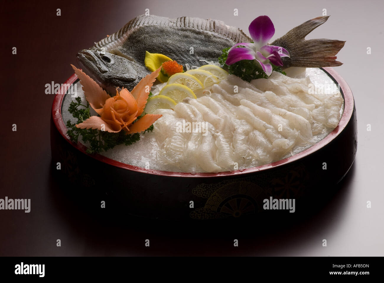 Japanese Food Fish Sashimi Stock Photo - Alamy