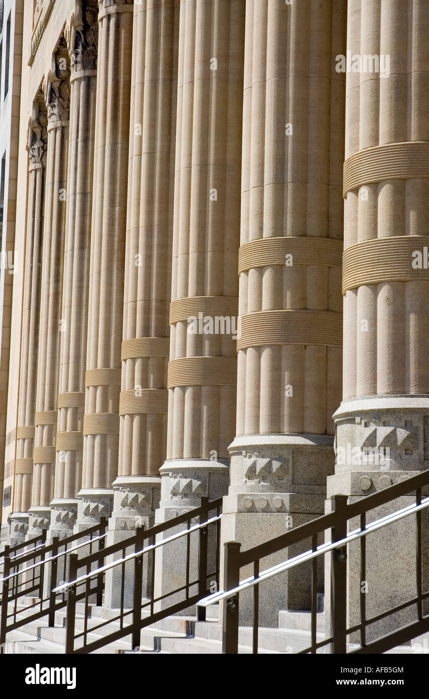 Close-up of columns at City Hall in Buffalo New York Stock Photo - Alamy