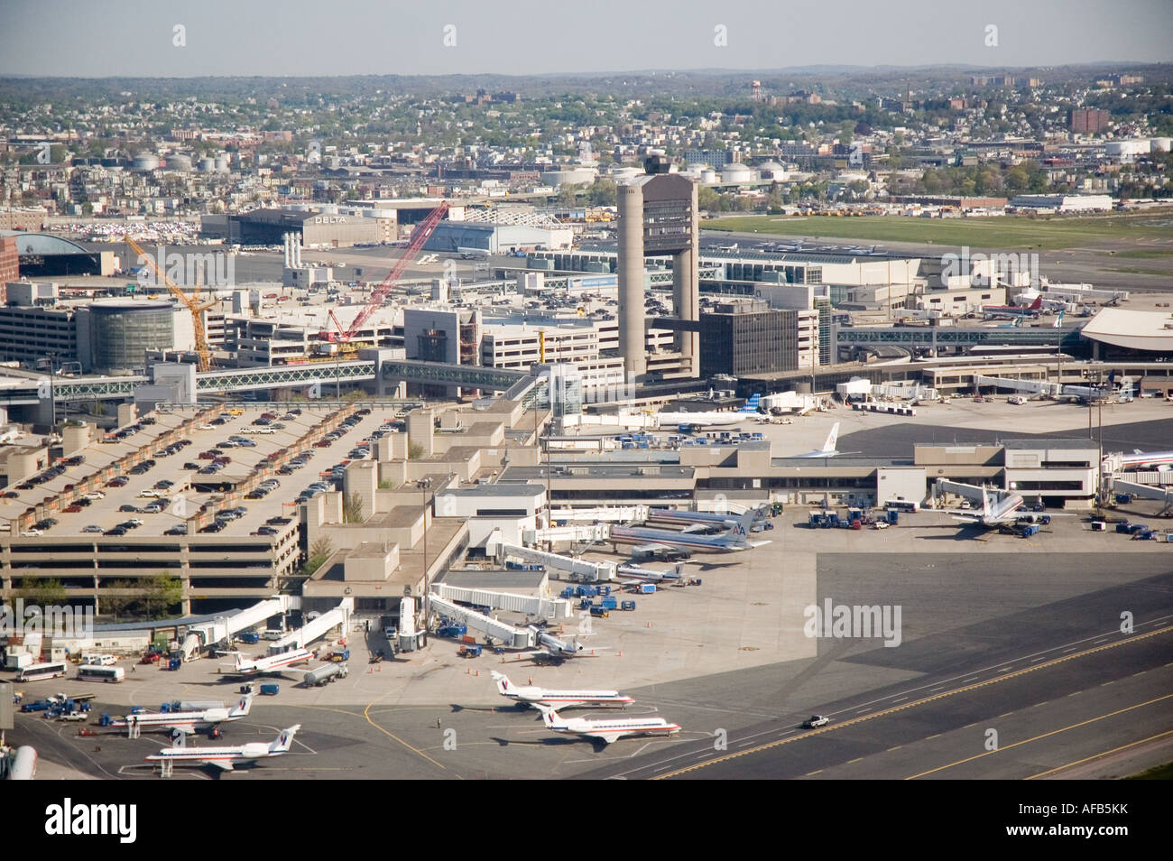 Logan International Airport in Boston Massachusetts Stock Photo - Alamy