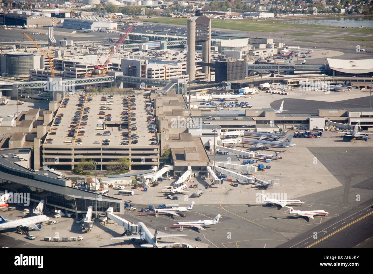 Logan International Airport in Boston Massachusetts Stock Photo - Alamy