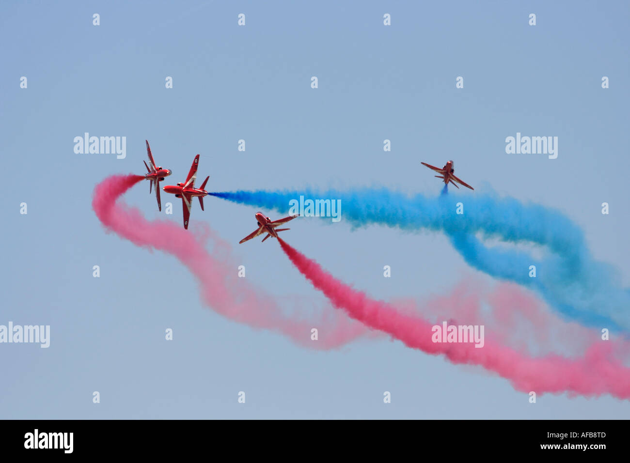 Four Red arrows Stock Photo - Alamy