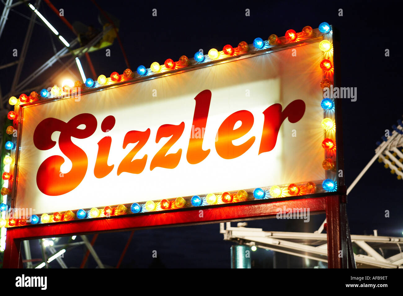 Zombie Ride at Fairgrounds Stock Photo - Alamy