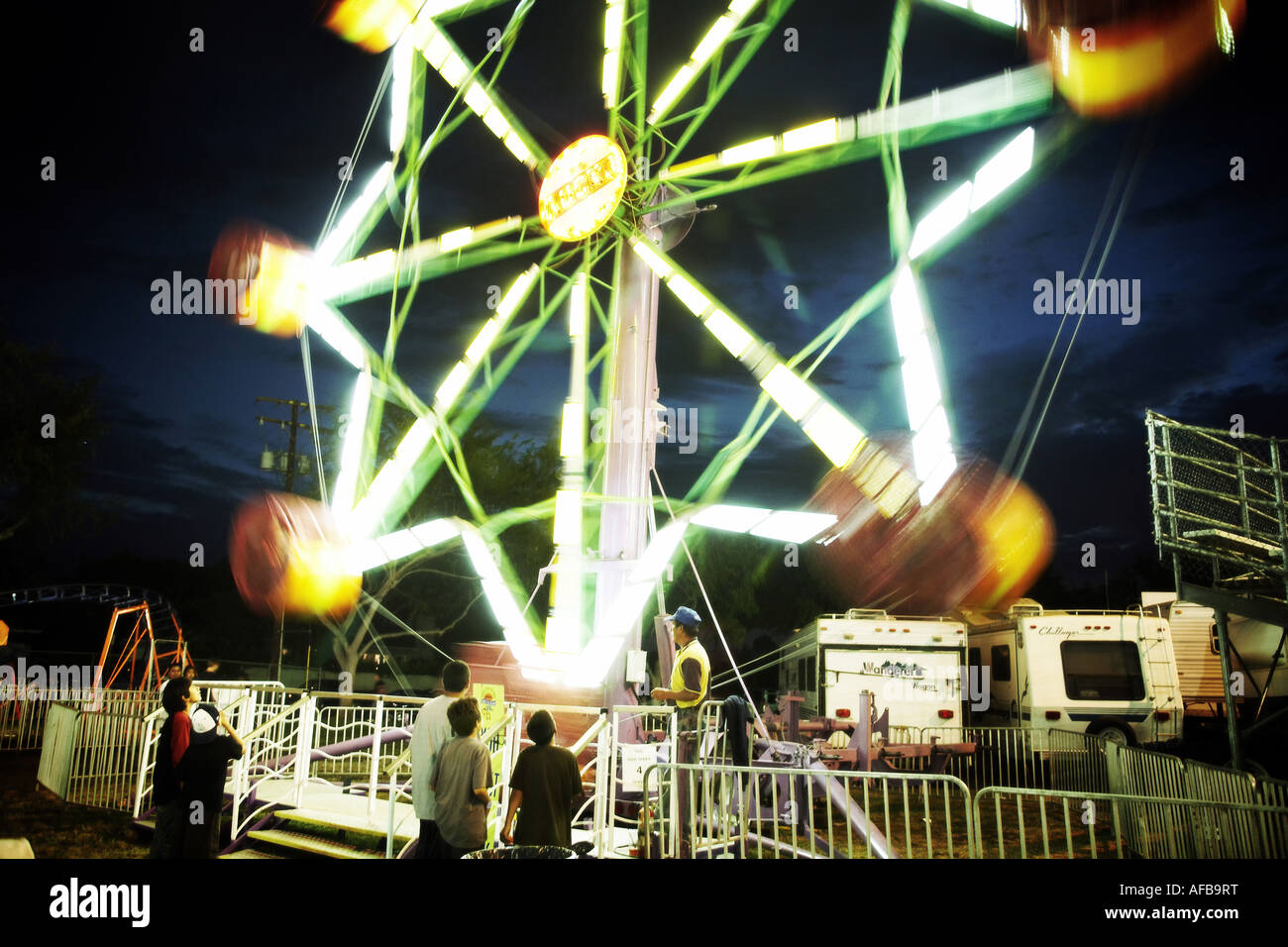 Zombie Ride at Fairgrounds Stock Photo - Alamy