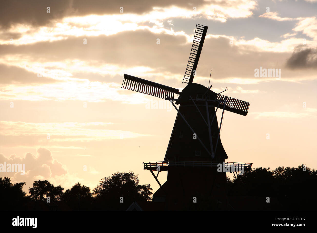 Europe, Netherlands, Friesland, windmill Stock Photo - Alamy