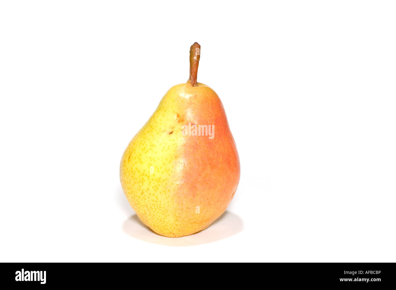 series object on white fruit pear Stock Photo - Alamy