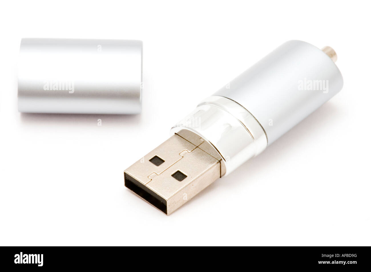 series object on white USB Flash Stock Photo - Alamy