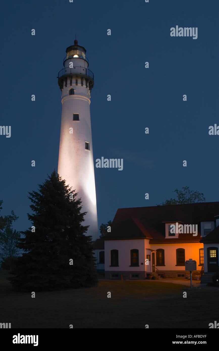 Windpoint lighthouse hi-res stock photography and images - Alamy