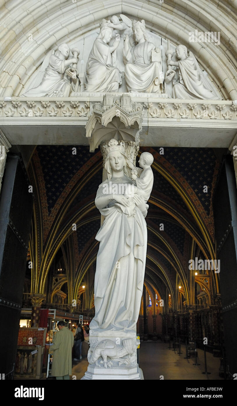 Saint Chapel in the Paris - Francia Stock Photo - Alamy