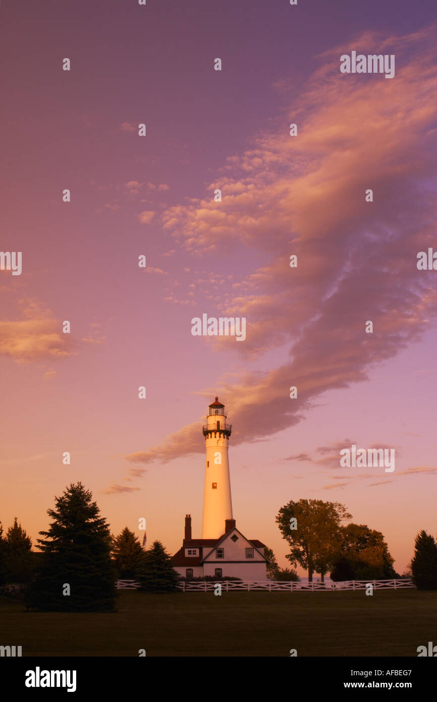 Windpoint lighthouse hi-res stock photography and images - Alamy