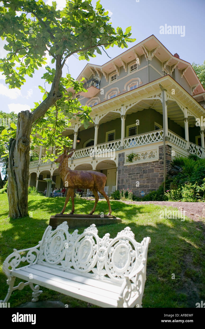 1860 Italian Villa style house of industrialist philanthropist railroad ...