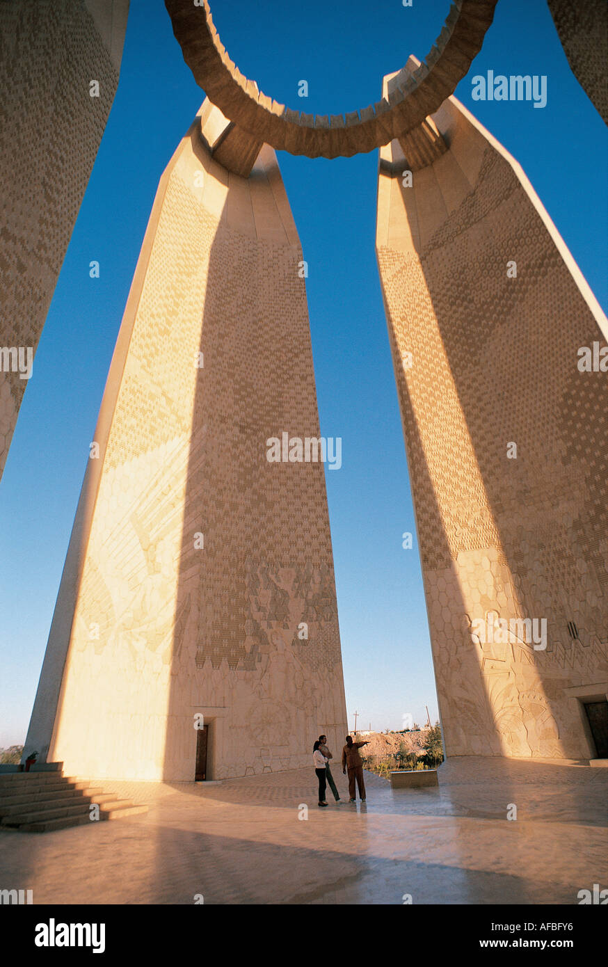 Inside the Russian Monument commemorating the building of the Aswan ...