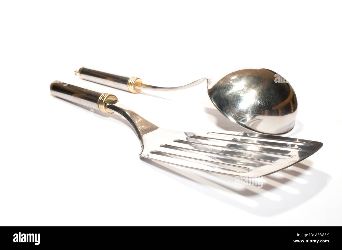 series object on white kitchen tool Kitchen utensil Stock Photo - Alamy