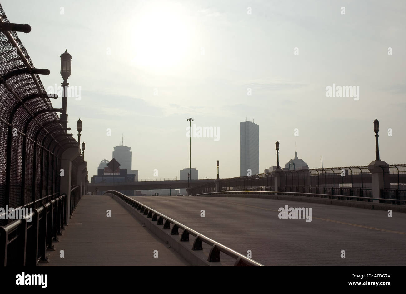 The Berkeley Street Bridge which links South Boston with the South End ...