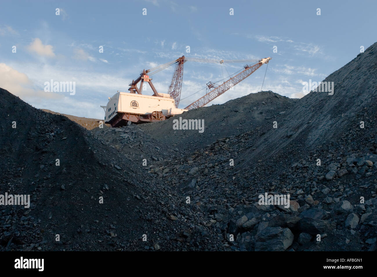 Strip coal mine Jeddo Pennsylvania Poconos region Stock Photo - Alamy