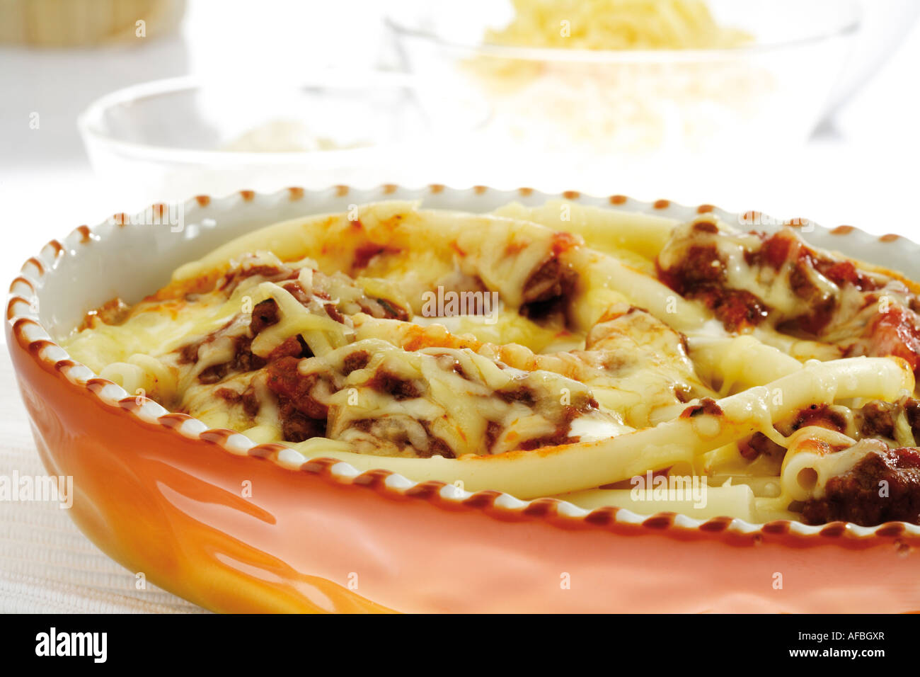 Maccaroni casserole, close-up Stock Photo - Alamy