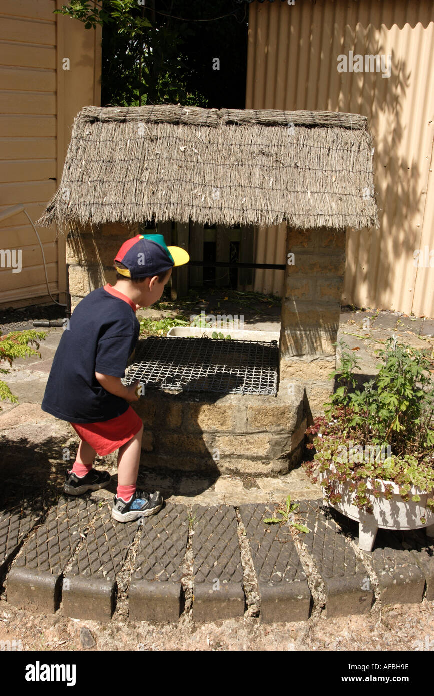 Children wishing well hi-res stock photography and images - Alamy