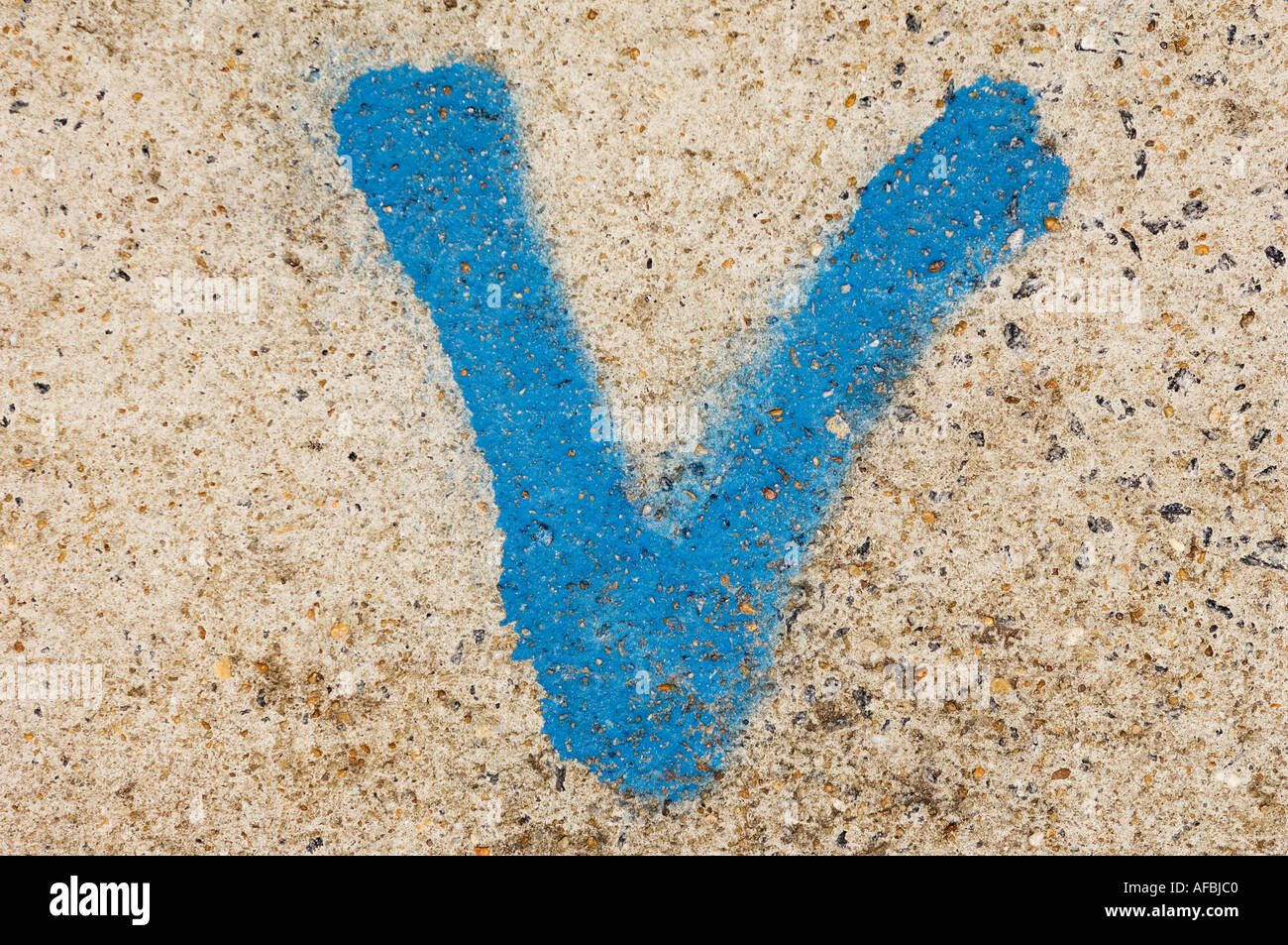 The Letter V Stock Photo - Alamy