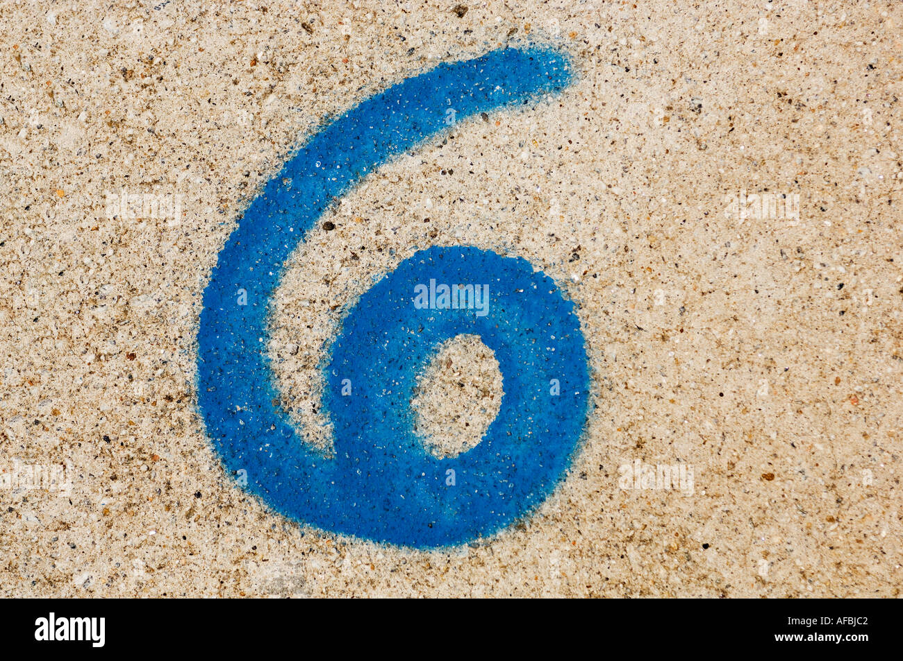 The Number Six Stock Photo - Alamy