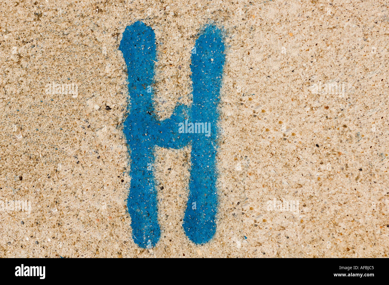 The Letter H Stock Photo - Alamy