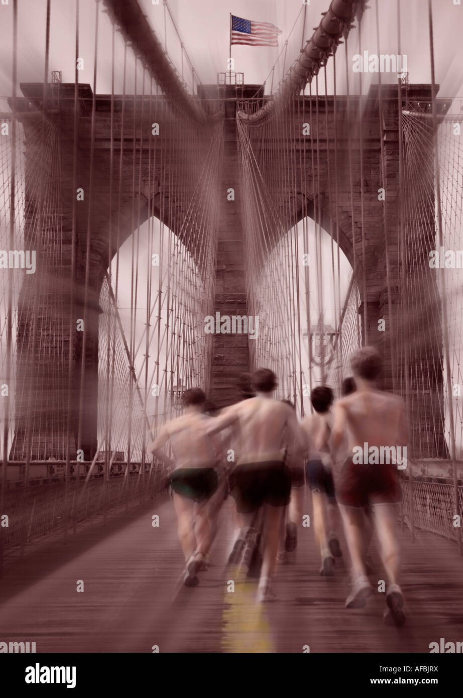 New york city runners hi-res stock photography and images - Alamy