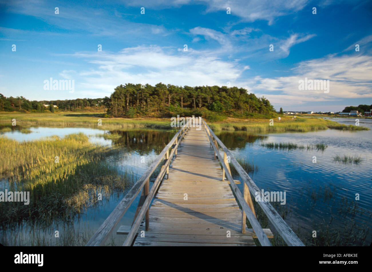 Massachusetts,New England,Cape Cod,Wellfleet Uncle Tim's Bridge ...