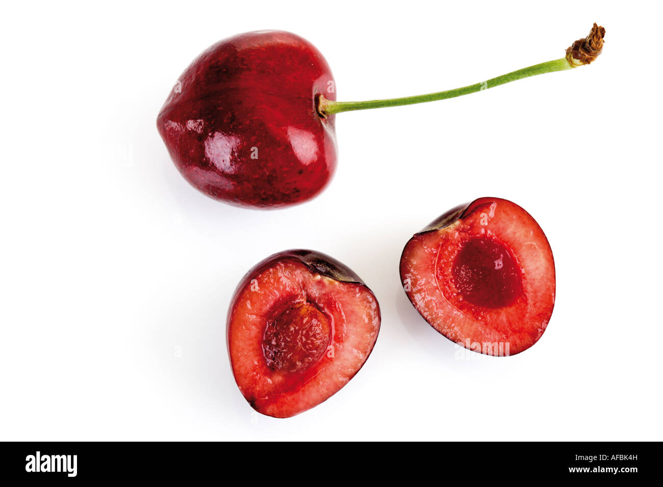 Half cherries hi-res stock photography and images - Alamy