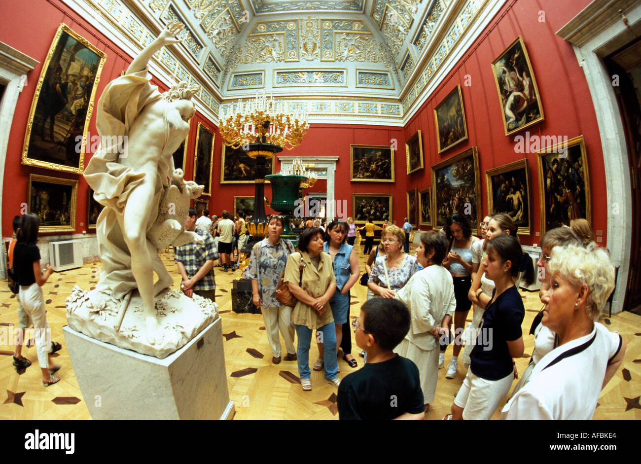St Petersburg the Italian hall of the Hermitage museum Stock Photo - Alamy