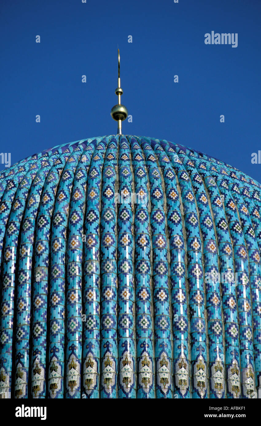 St Petersburg dome of the blue mosque Stock Photo - Alamy