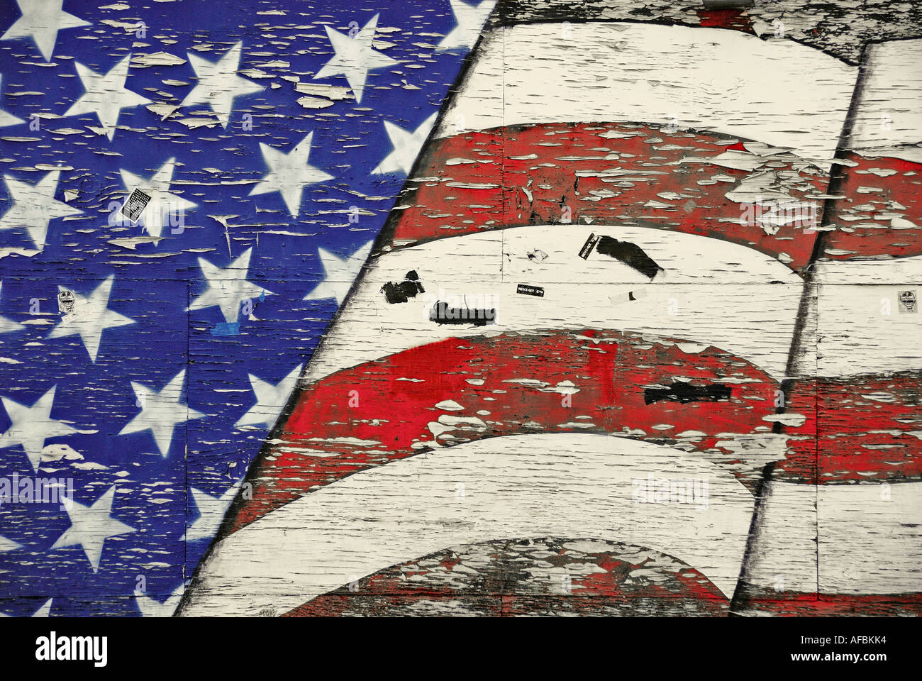 Painted American Flag Stock Photo - Alamy