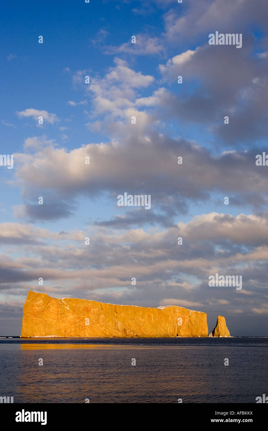 Pierced Rock, Roche Perce, Gaspe' Peninsula, Canada Stock Photo - Alamy