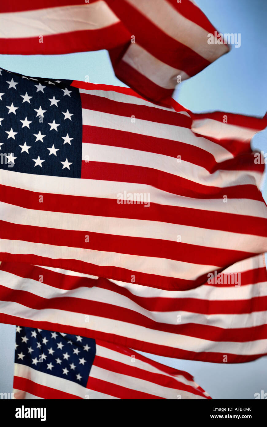 U.S. Flag Waving Stock Photo - Alamy