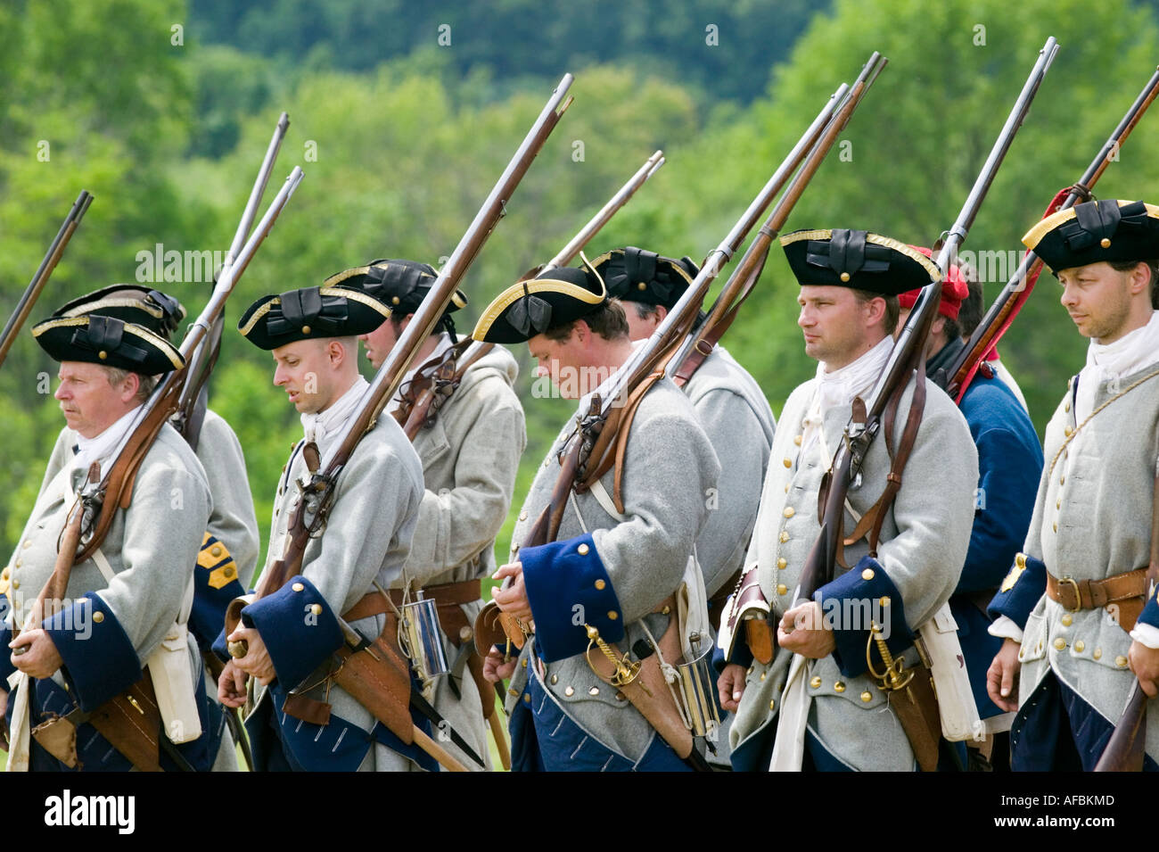 French and indian war french soldiers hi-res stock photography and ...