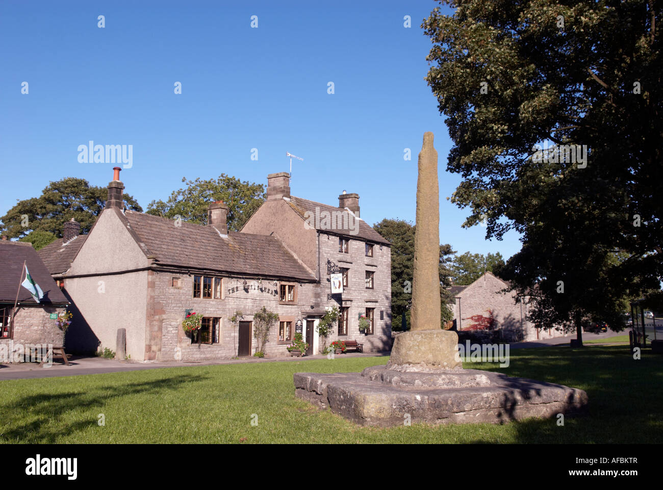 Monyash Village in Derbyshire "Great Britain Stock Photo - Alamy