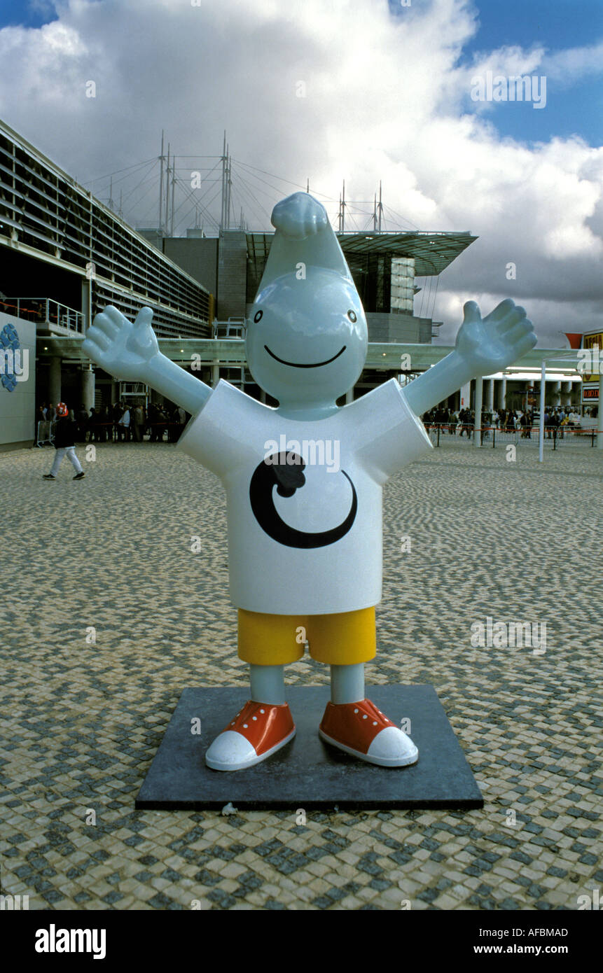 Lisbon the oficial symbol of the world expo 98 Stock Photo - Alamy