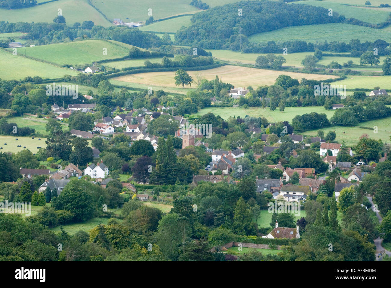 Bicknoller Village in the Quantock Hills Area of Outstanding Natural ...